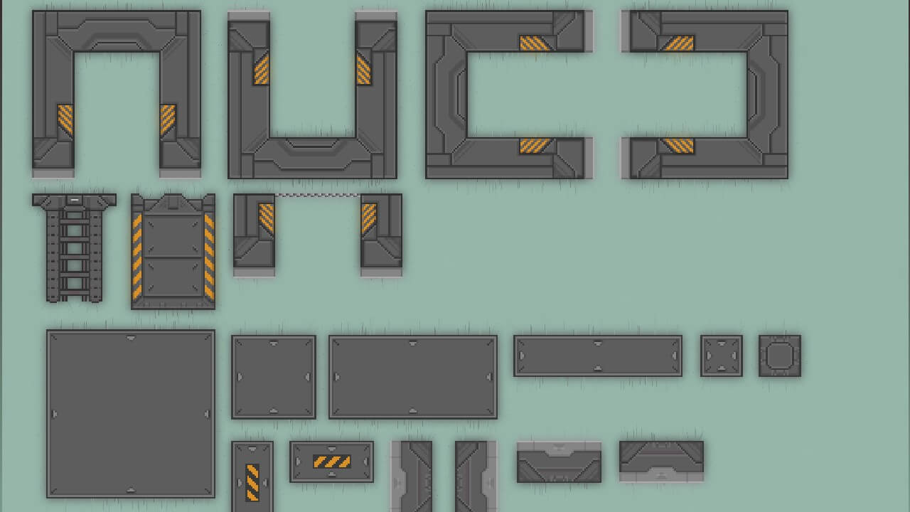 RC Art - Base Modules 2D Game Asset by Reactorcore