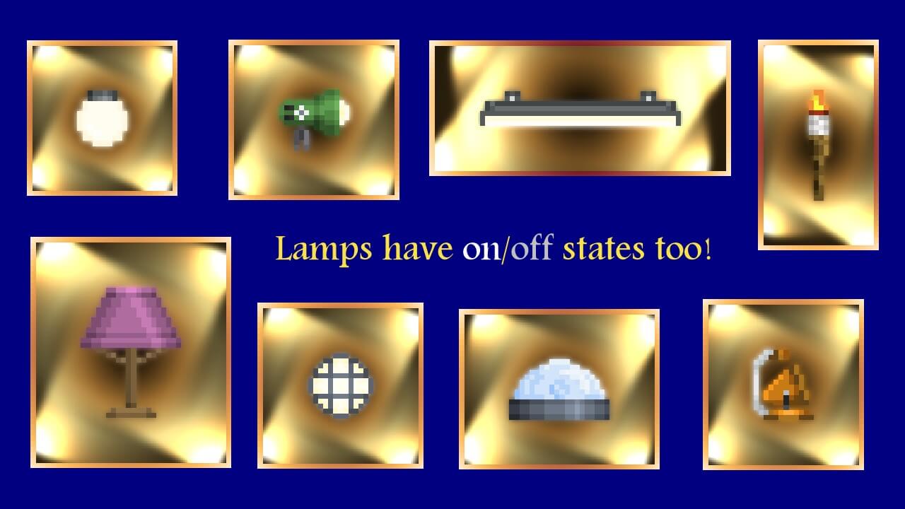 RC Art - Lamps 2D Game Asset by Reactorcore