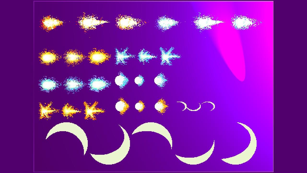 RC Art - Muzzle Effects 2D Game Asset by Reactorcore