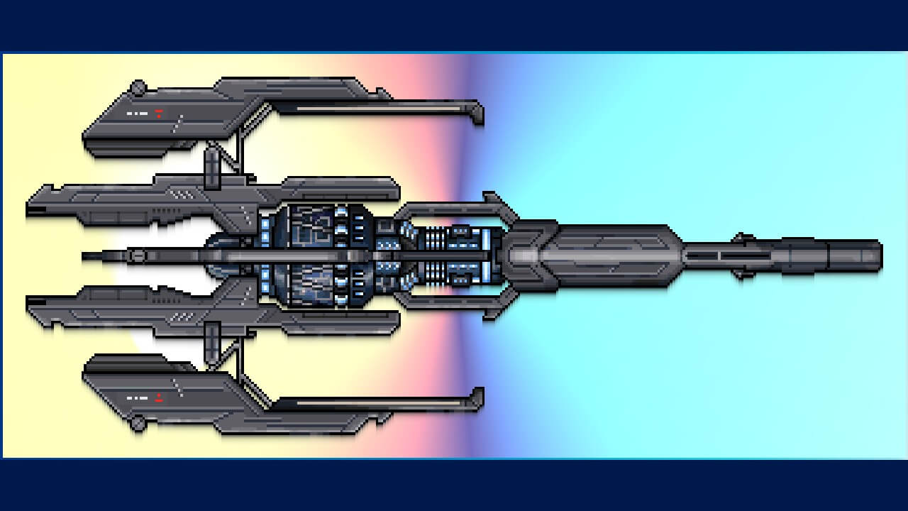 RC Art - Orbital Cannon 2D Game Asset by Reactorcore