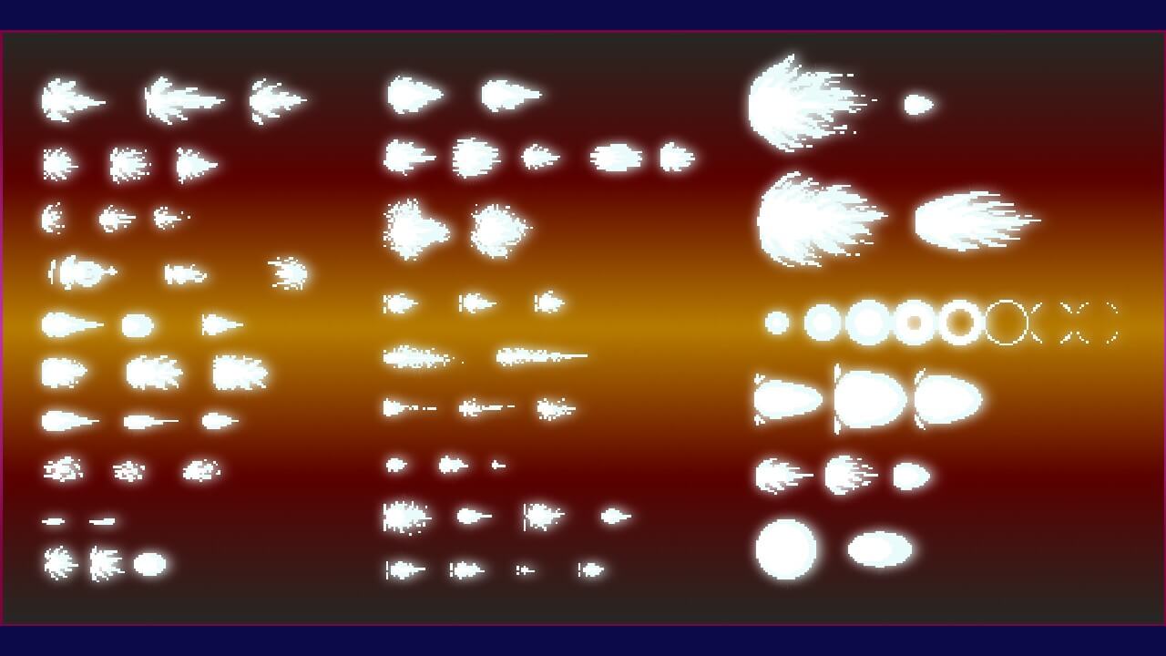 RC Art - Rocket Thruster Animations 2D Game Asset by Reactorcore