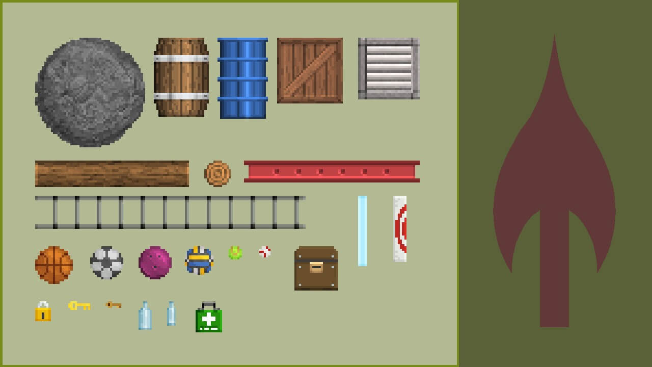 RC Art - Smooth Physics Props 2D Game Asset by Reactorcore