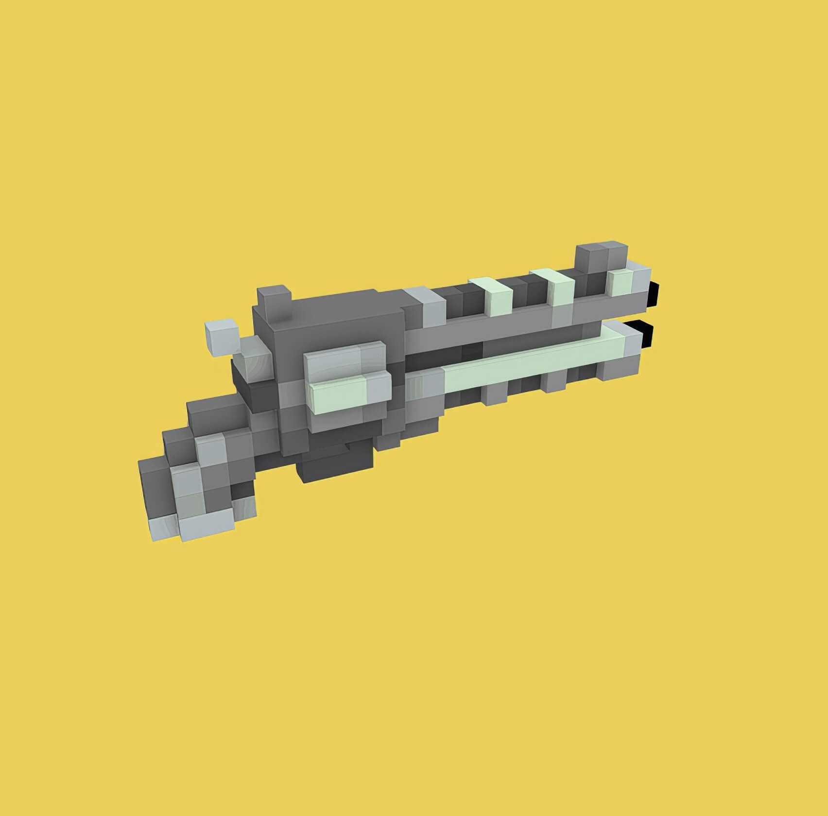 Revolver 3P8 Plakill - 24 Batch Voxel 3D Model by Reactorcore