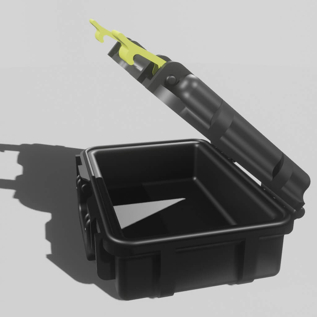 Carrying Case Pelican Style - 3D Model by ready4render