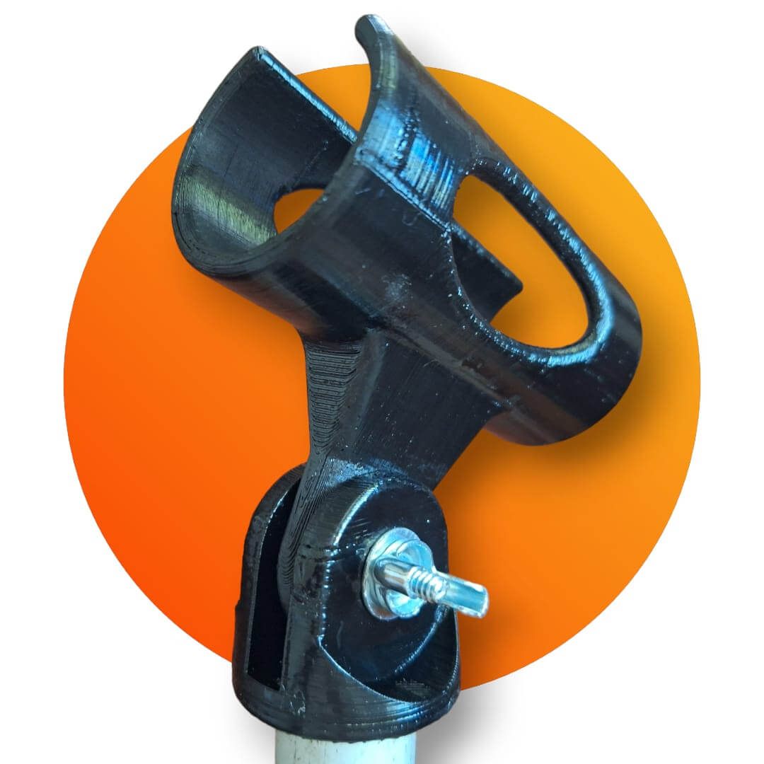 Microphone Holder (For Mic Stand) - 3D Model by ready4render