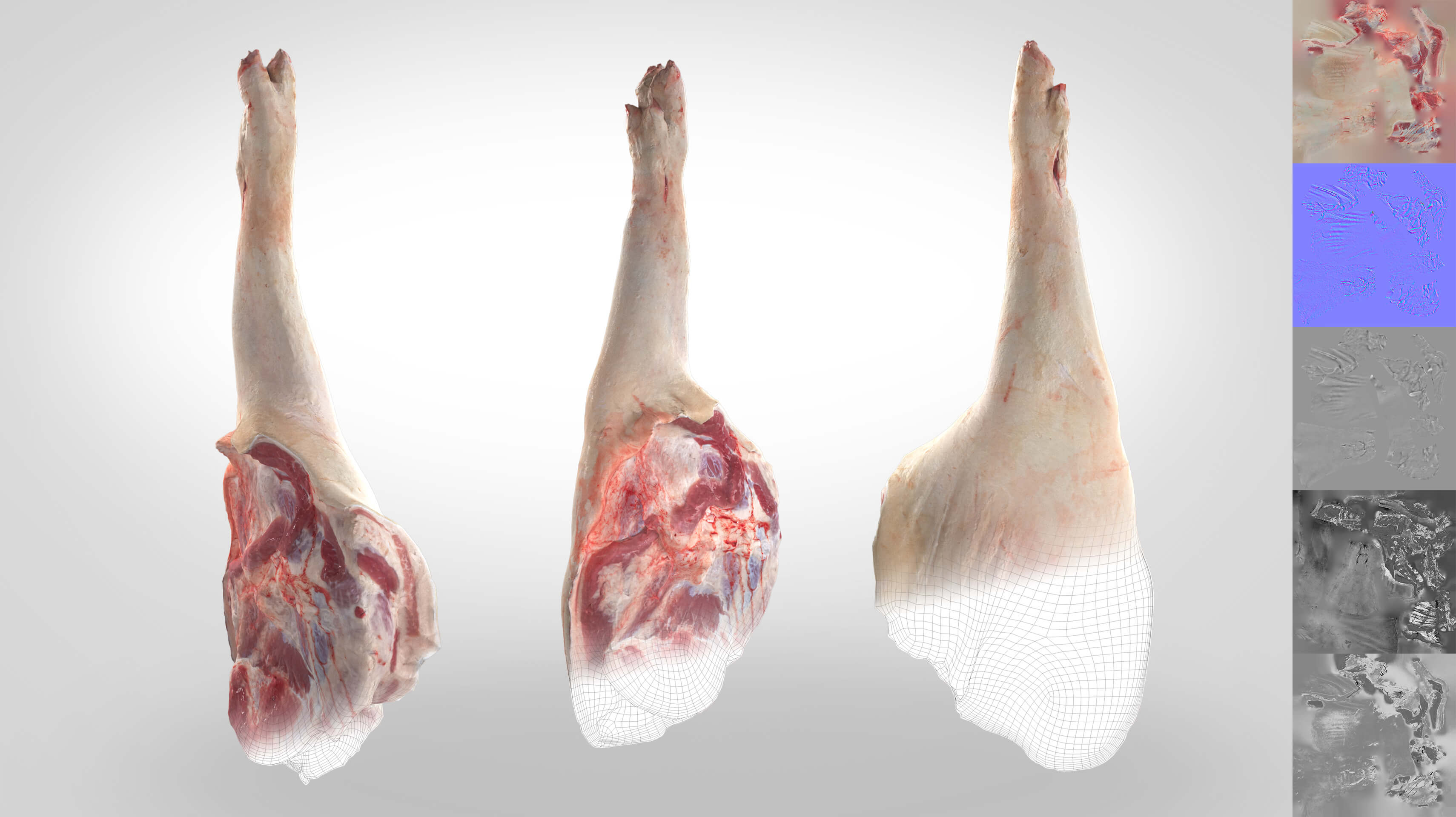 Butchered Meat Pack Vol. 2 - 3D Model by realityscanning
