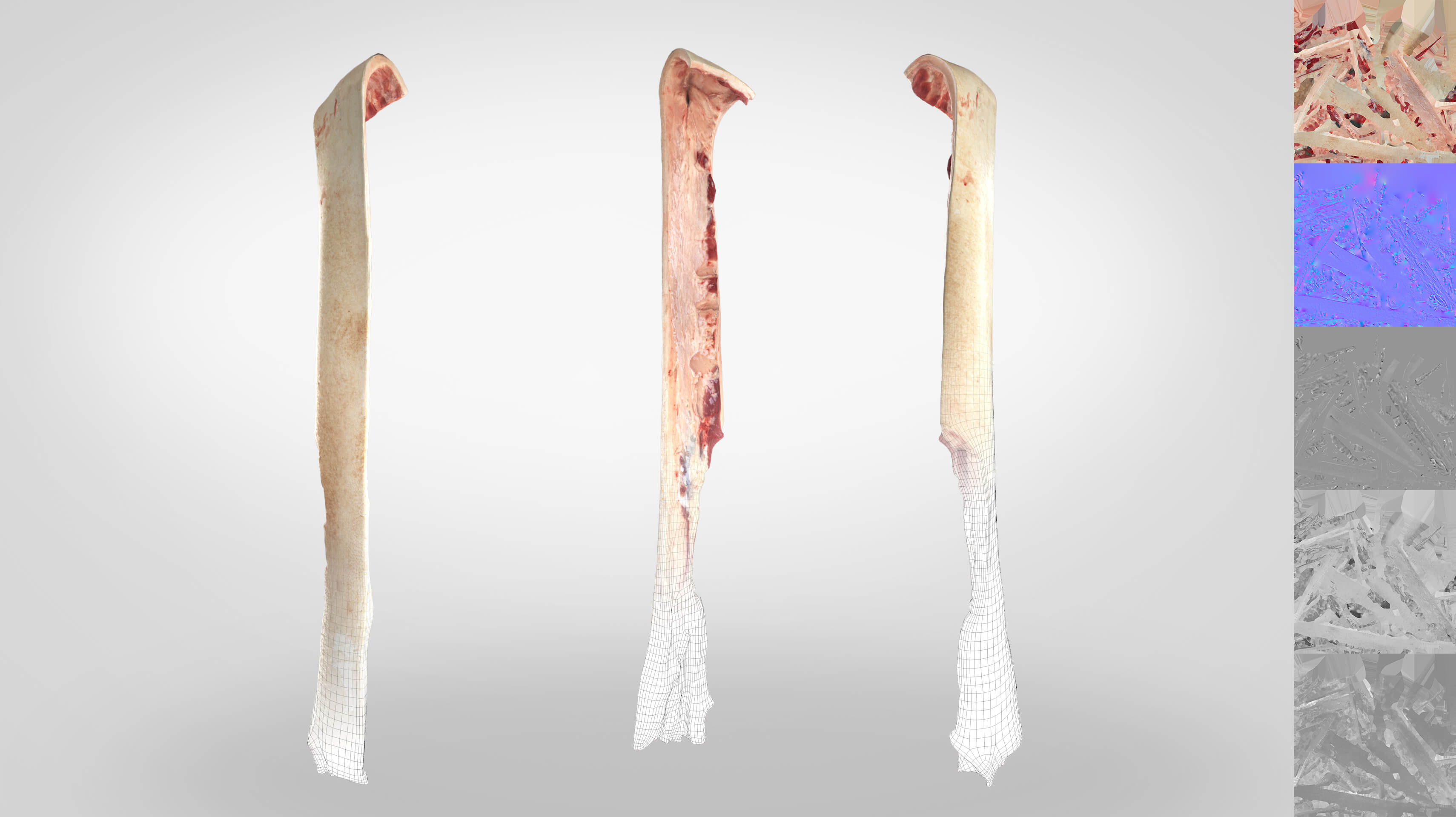 Butchered Meat Pack Vol. 2 - 3D Model by realityscanning