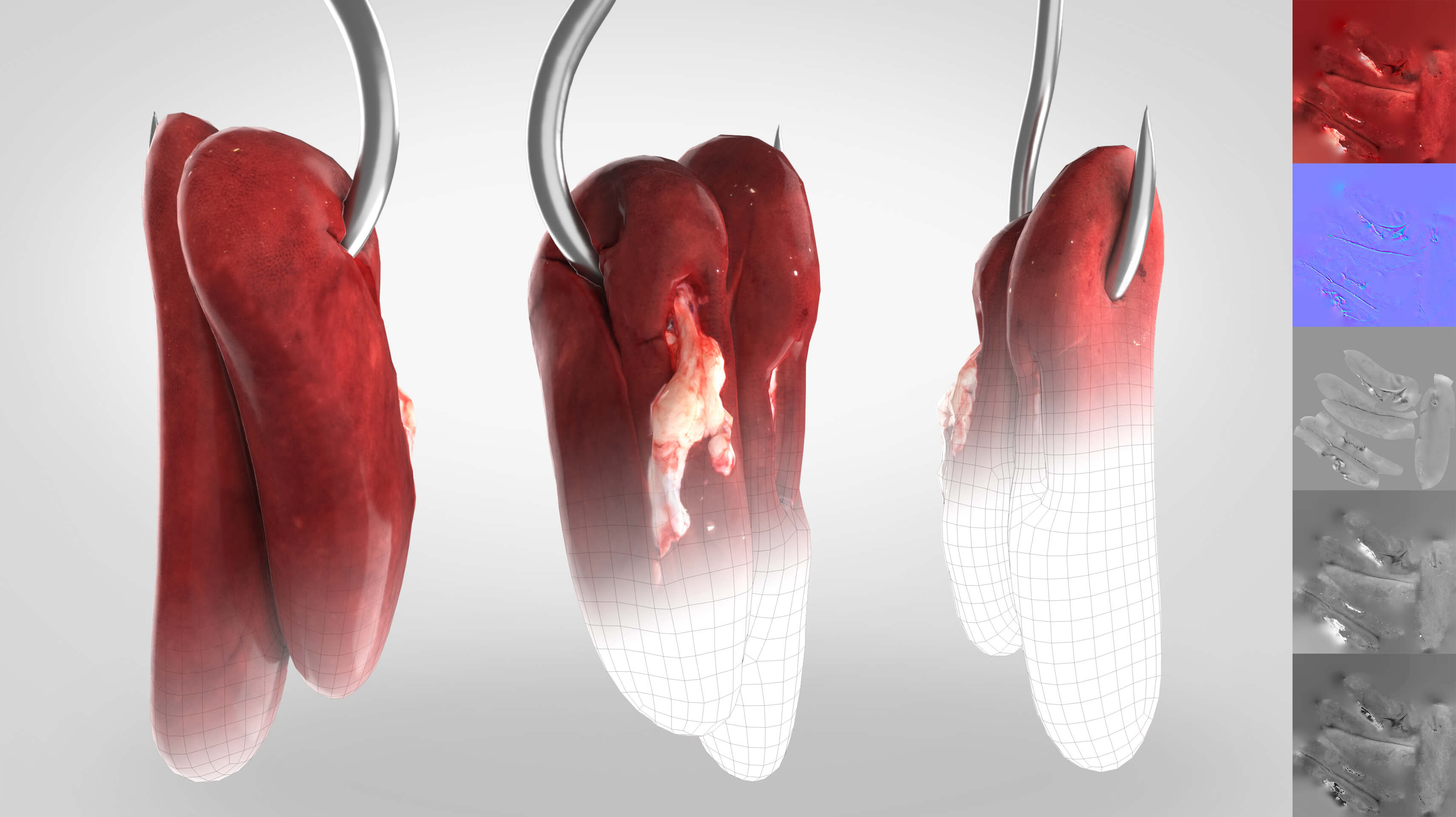 Butchered Meat Pack Vol. 2 - 3D Model by realityscanning