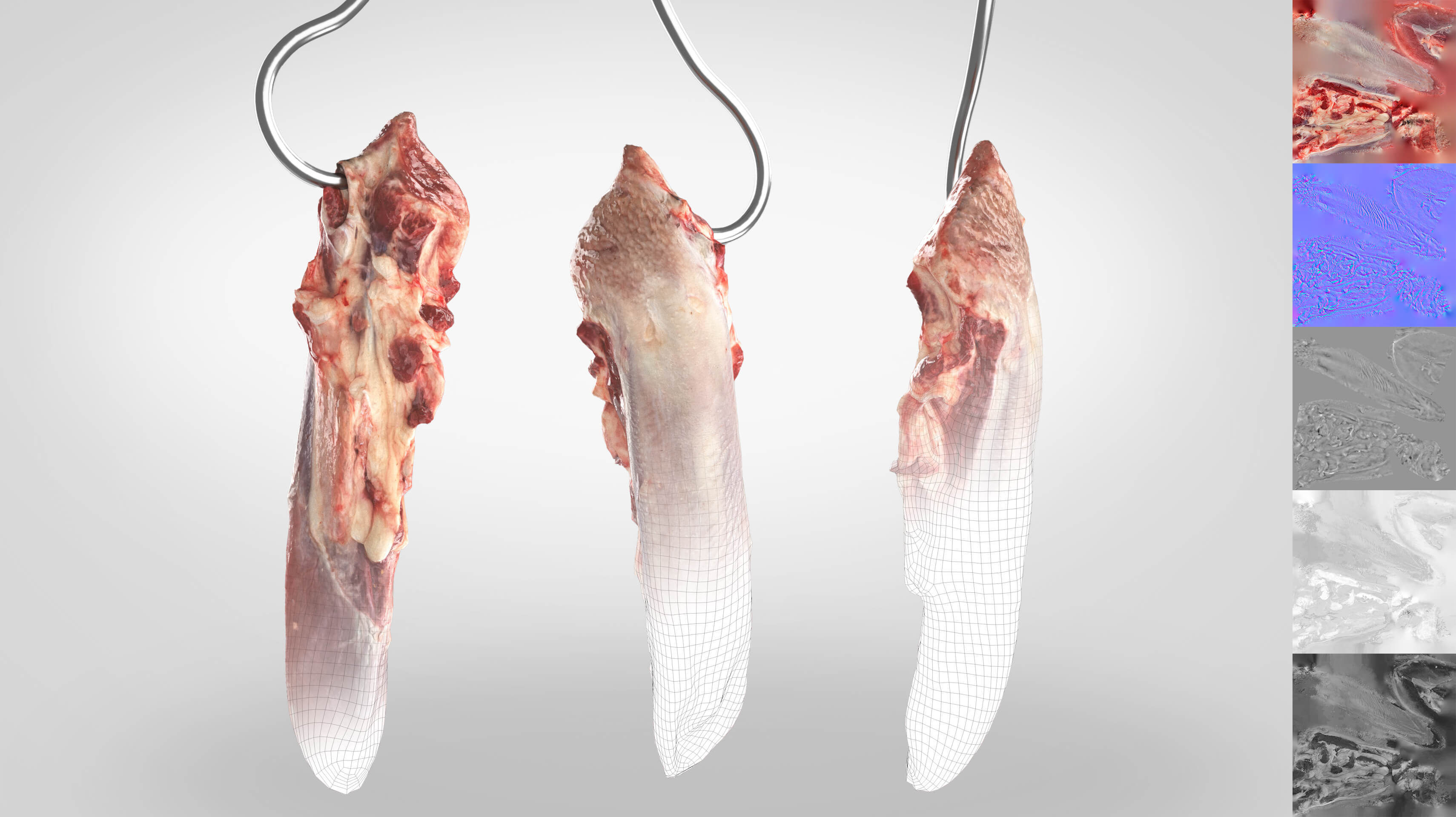 Butchered Meat Pack Vol. 2 - 3D Model by realityscanning