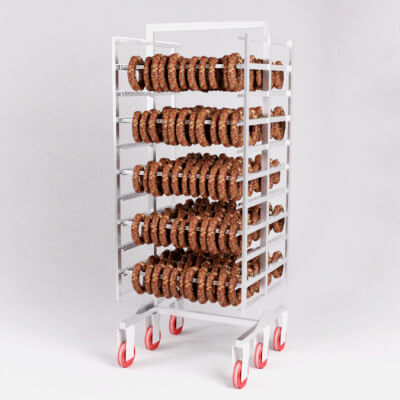 Drying Chamber Dolly Cart Rack - 3D Model by realityscanning