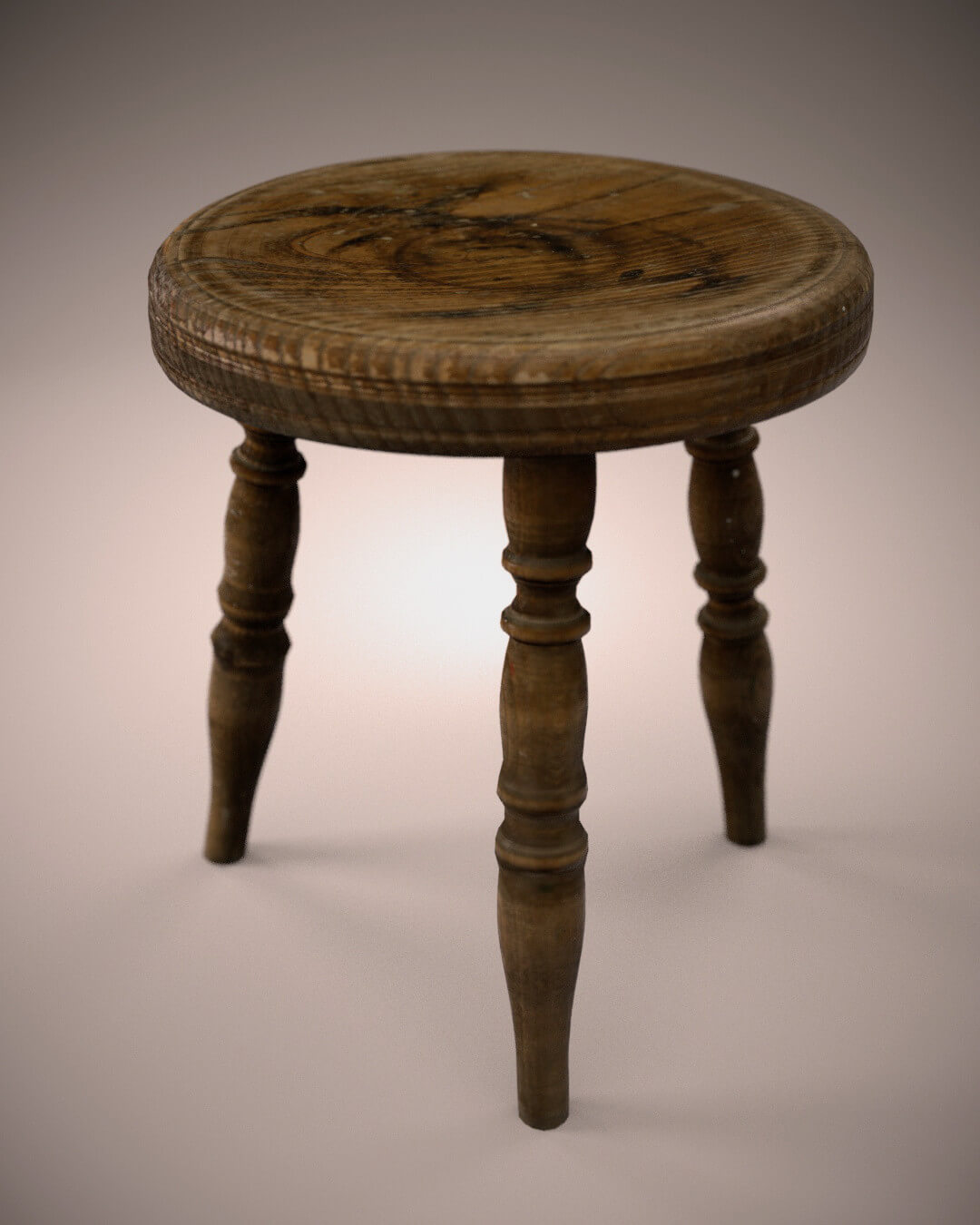 Old Stool - 3D Model by realityscanning