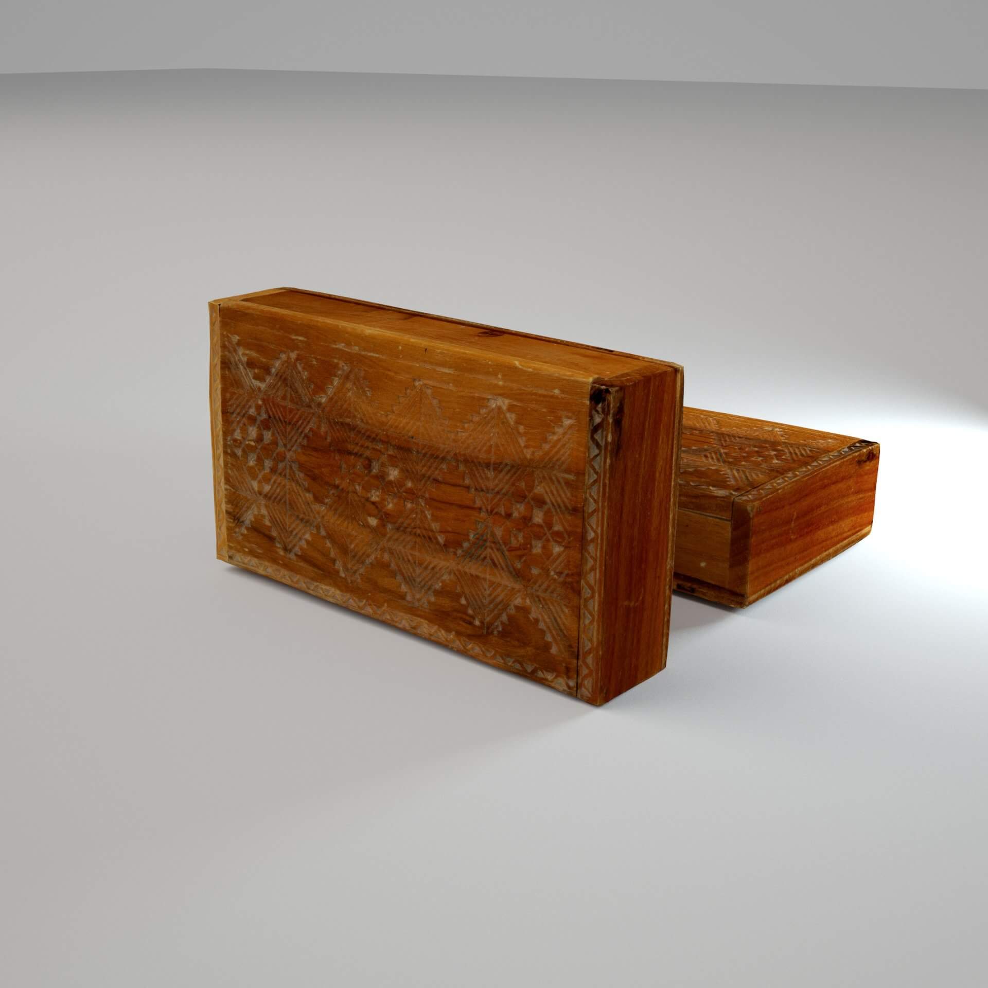 Wooden Box - 3D Model by realityscanning