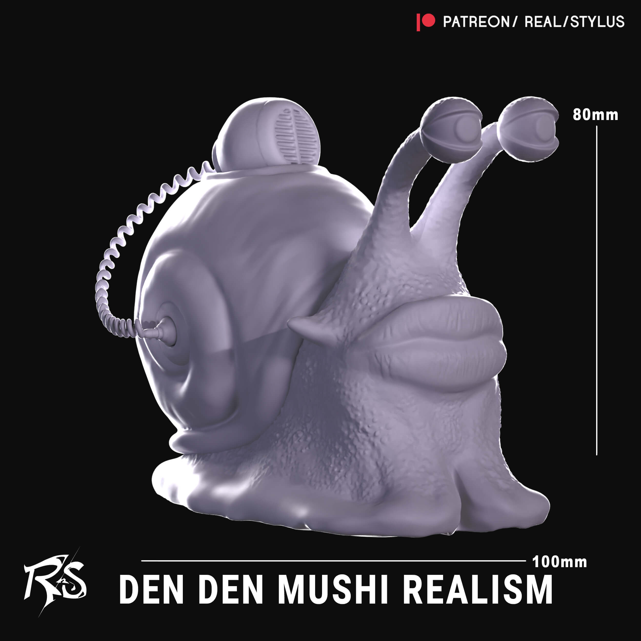 Den Den Mushi Morgan - One Piece Free 3D Model by RealStylus
