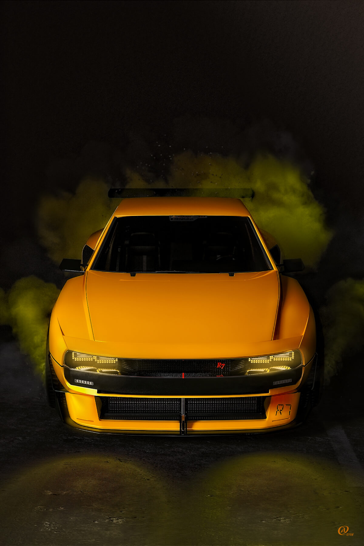 Fast and furious 3D Render, Digital Art by Rebelgraphx