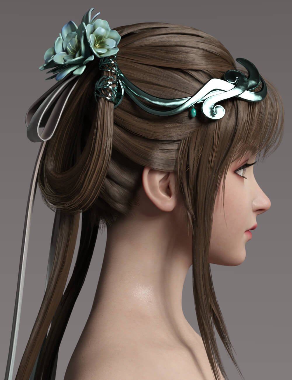 PAL7 Bai Moqing for Genesis 8 and 8.1 Female - Daz Content by Reborn2024