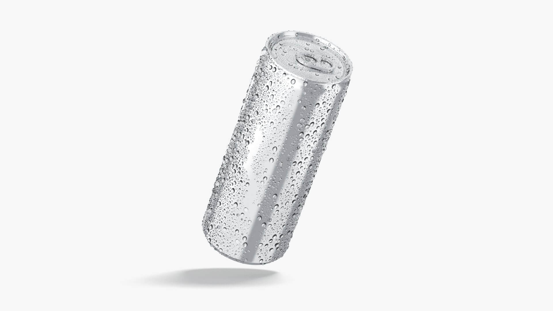4 Aluminum Soda Can With Drops - 280 Ml 330 Ml 450 Ml 500ml 3D Model by ...