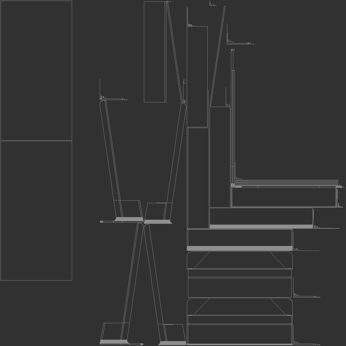 Acrylic Euro Flyer Holder - Brochure in Glass Plastic Tray 3D Model by ...