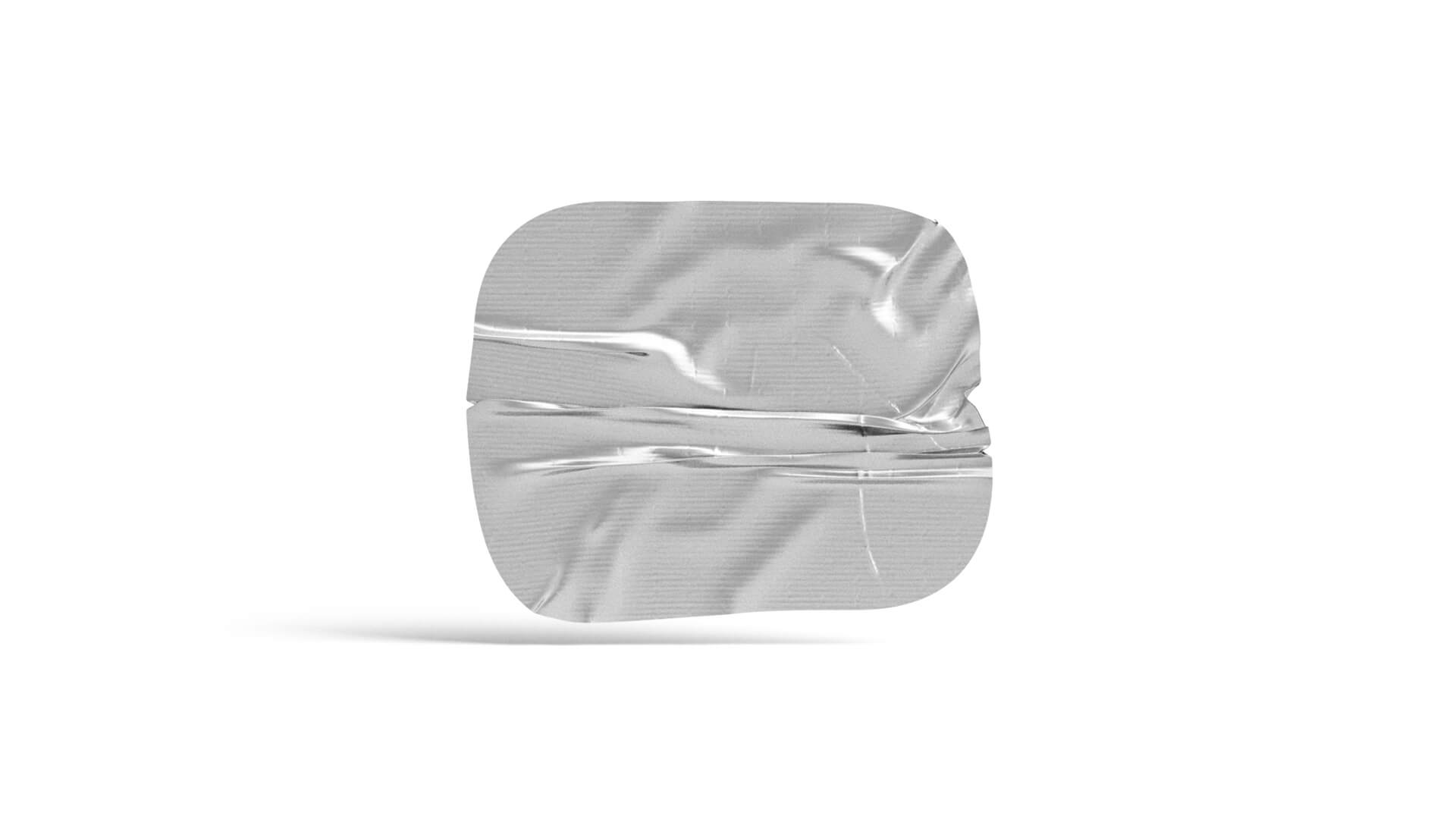 Adhesive Sticker Tape Set - Square Scotch Piece 3D Model by rebrandy