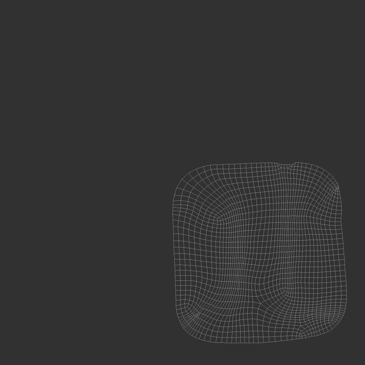 Adhesive Sticker Tape Set - Square Scotch Piece 3D Model by rebrandy