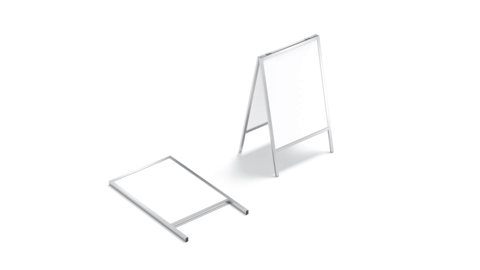 Advertising Street Stand - Sandwich Sign Board 3D Model by rebrandy