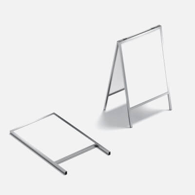 Advertising Street Stand - Sandwich Sign Board 3D Model by rebrandy