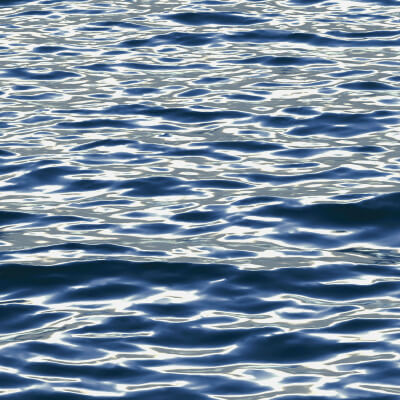 Animated Blue Ocean Surface - Sea Wave with Cyclic Animation 3D Model ...