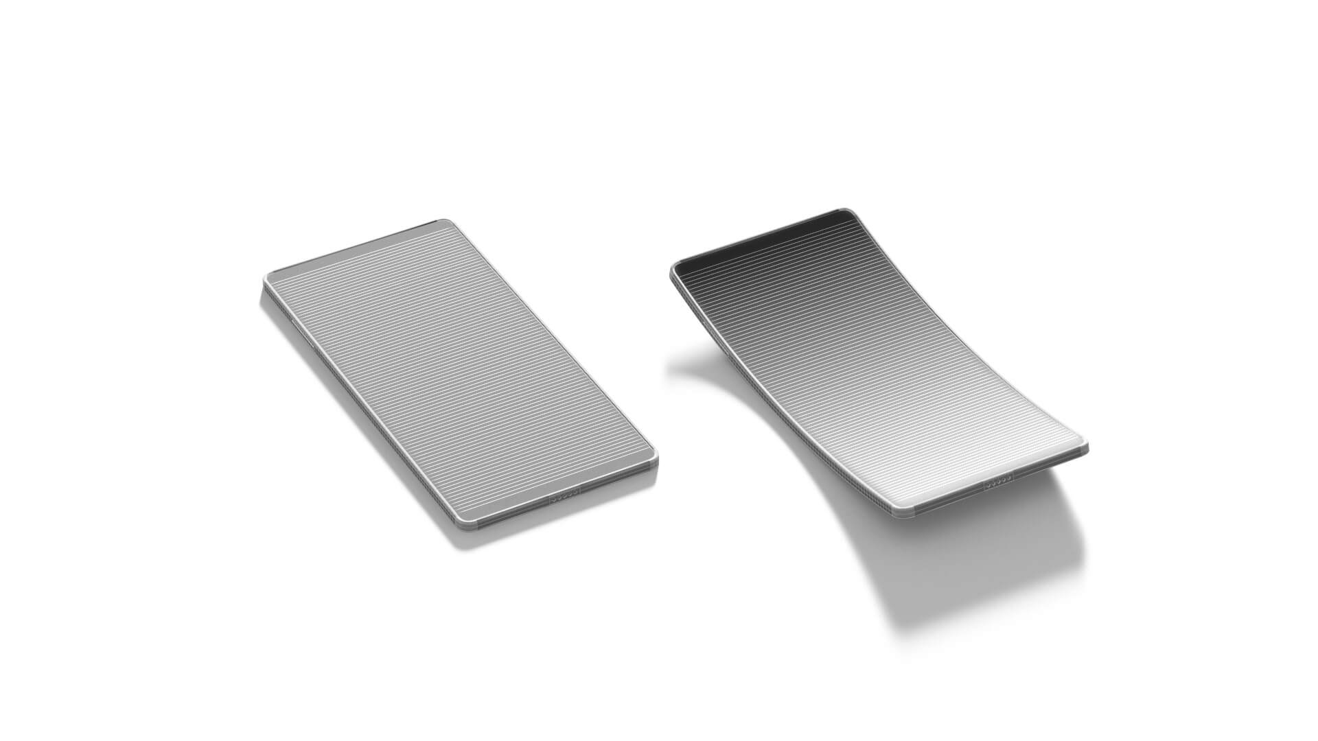 Animated Flexible Phone - Arched Smartphone 3D Model by rebrandy