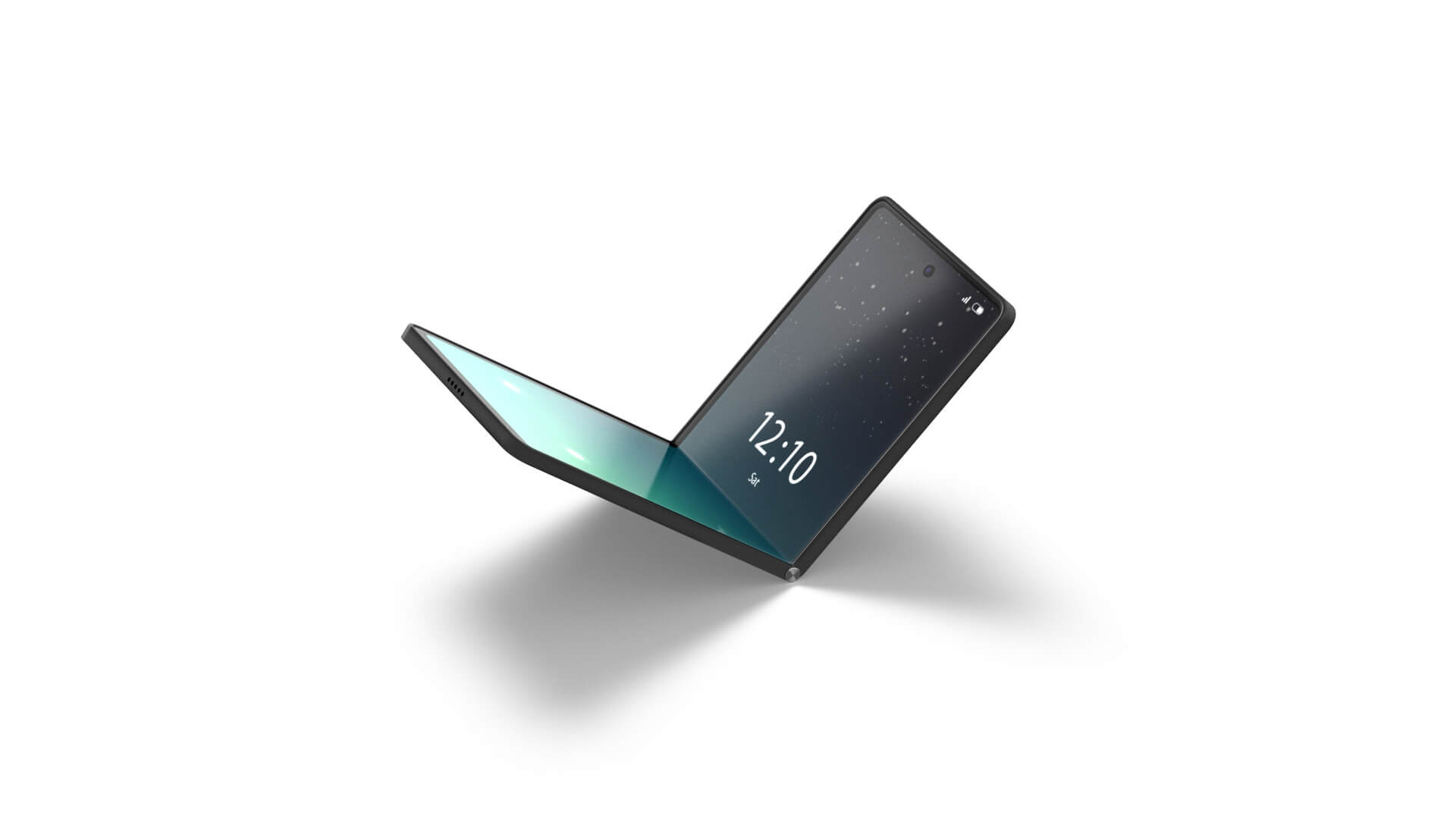 Animated Flexible Phone - Clamshell Smartphone 3D Model by rebrandy