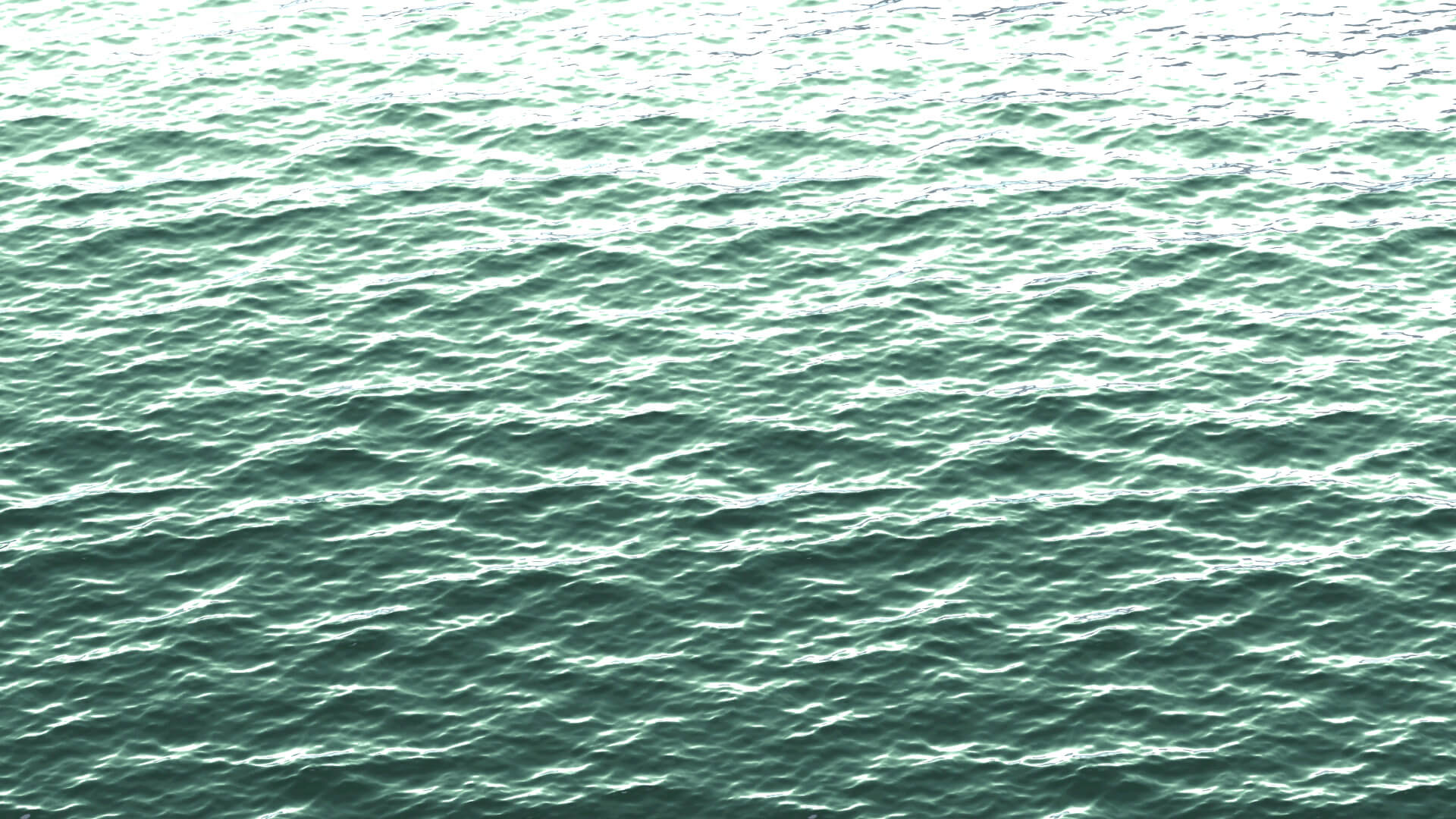 Animated Green Ocean Surface Sea Wave with Cyclic Animation - 3D Model ...