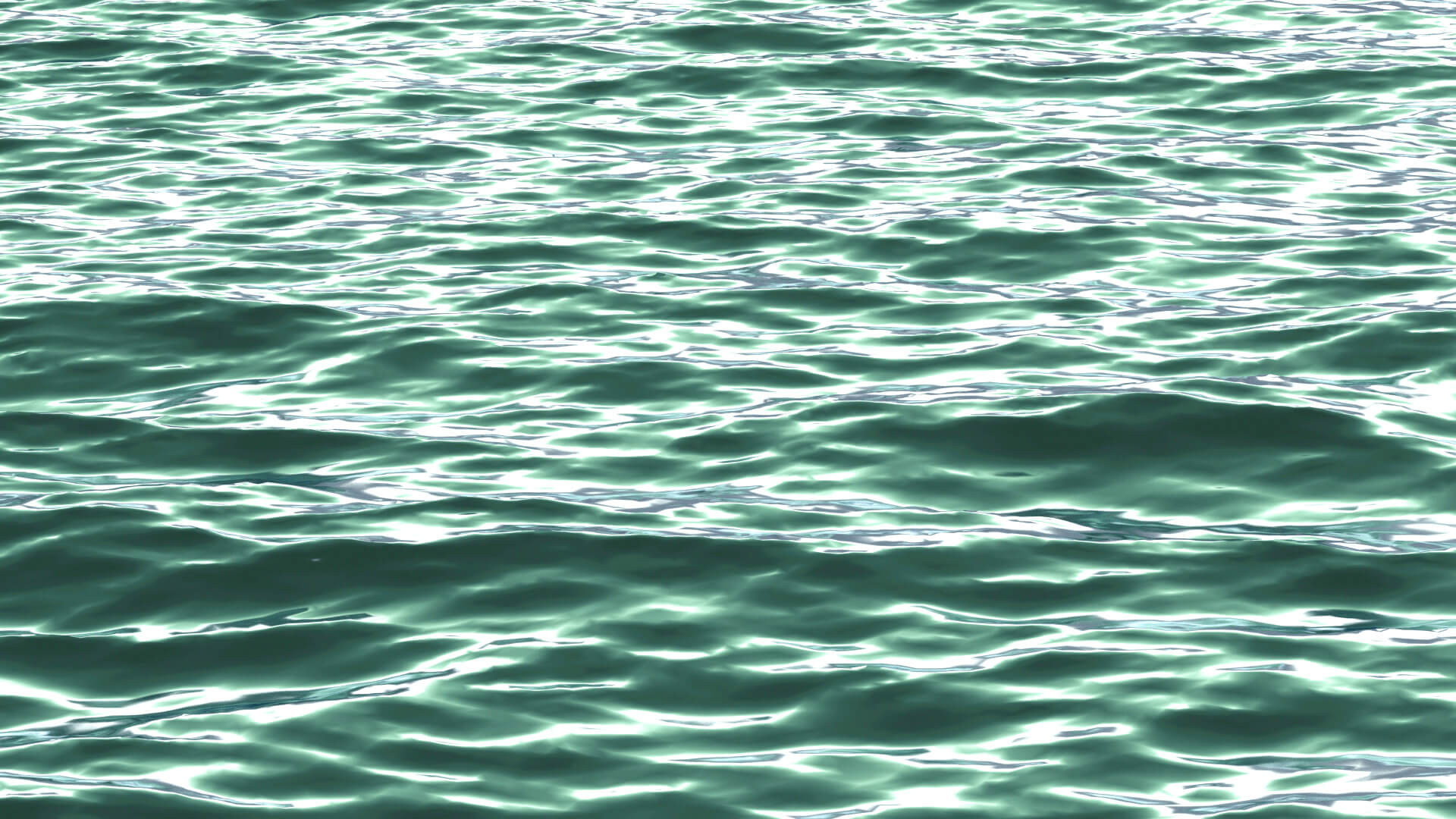 Animated Green Ocean Surface Sea Wave with Cyclic Animation - 3D Model ...