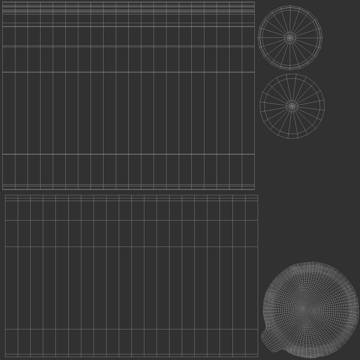 Black Plastic Yogurt Bottle - Small Yogurt Milk Package 3D Model by ...