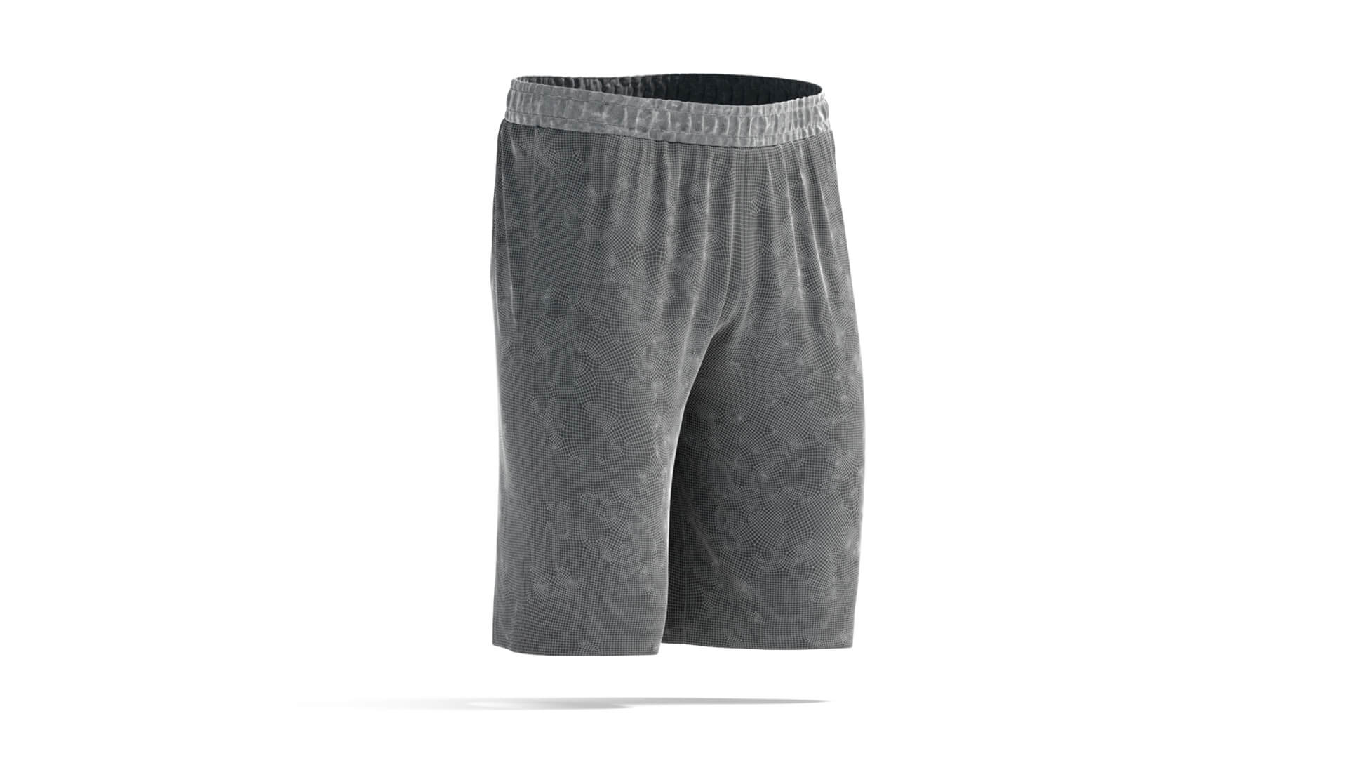 Black Sport Shorts - Men's Soccer Short Pants 3D Model by rebrandy