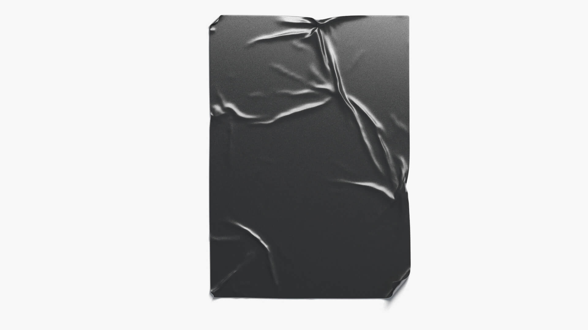 Black Wheatpaste Poster - 3D Model by rebrandy