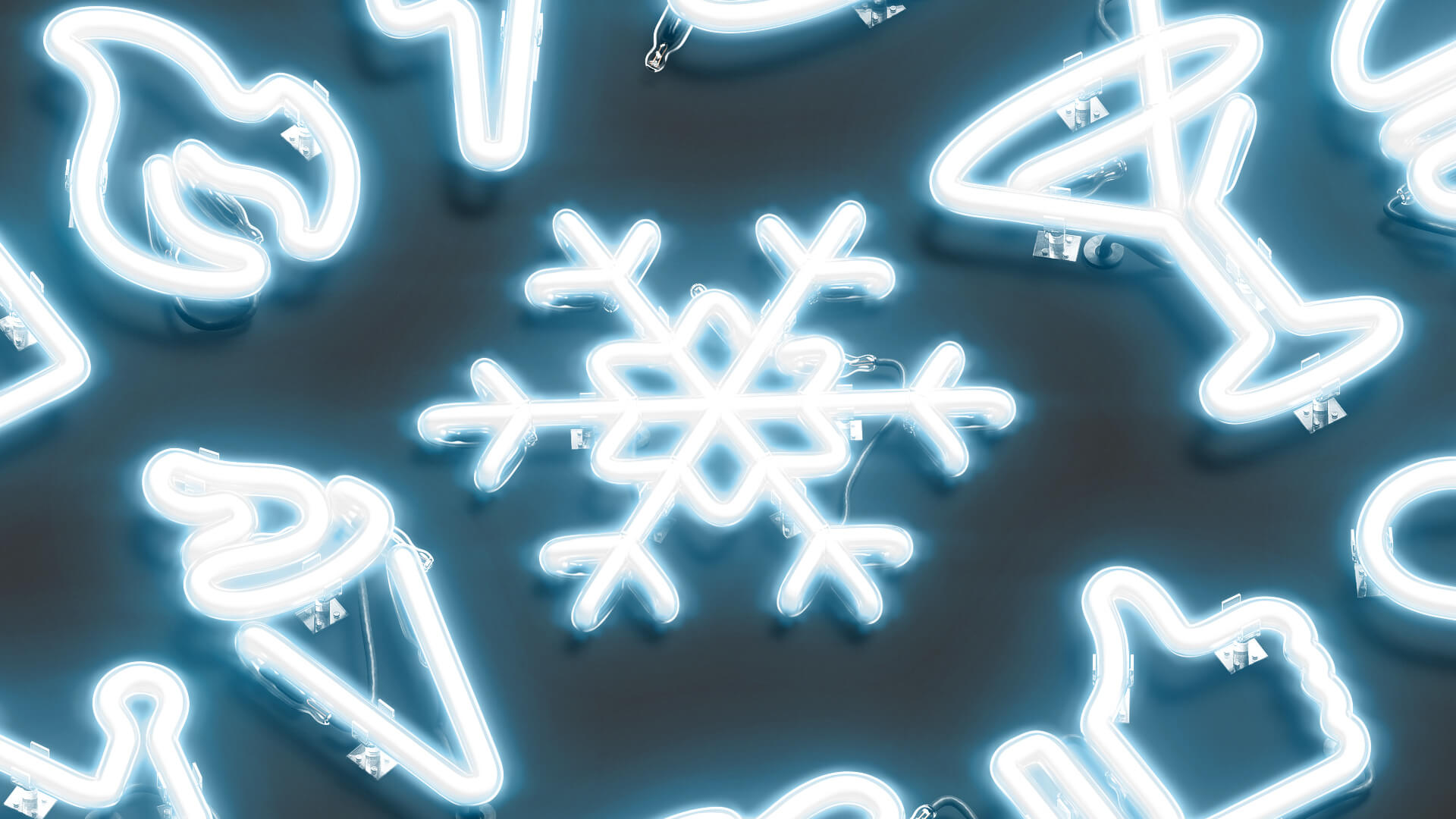 Blue Neon Special Symbols - Illuminated LED Decorative Sign 3D Model by ...