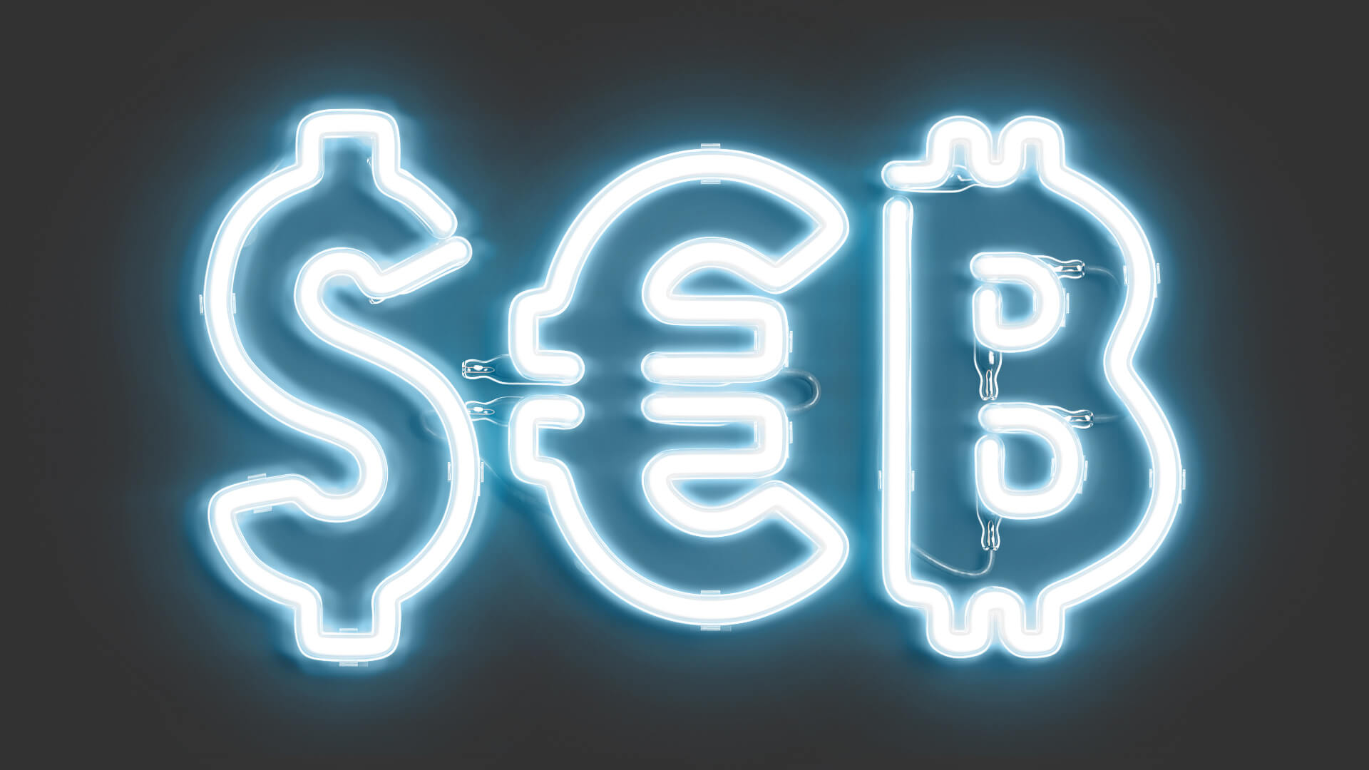 Blue Neon Special Symbols - Illuminated LED Decorative Sign 3D Model by ...