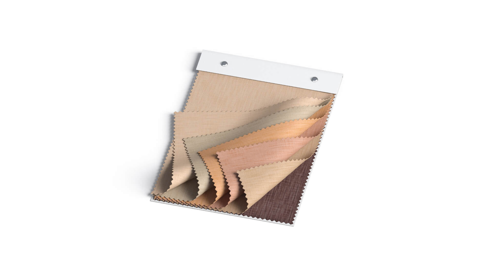 Colored Fabric Catalog with Samples - Red Beige Swatches 3D Model by ...