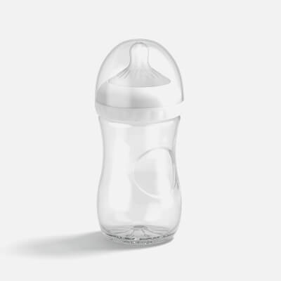 Empty Plastic Baby Bottle - Children Milk Feeding Container 3D Model by ...
