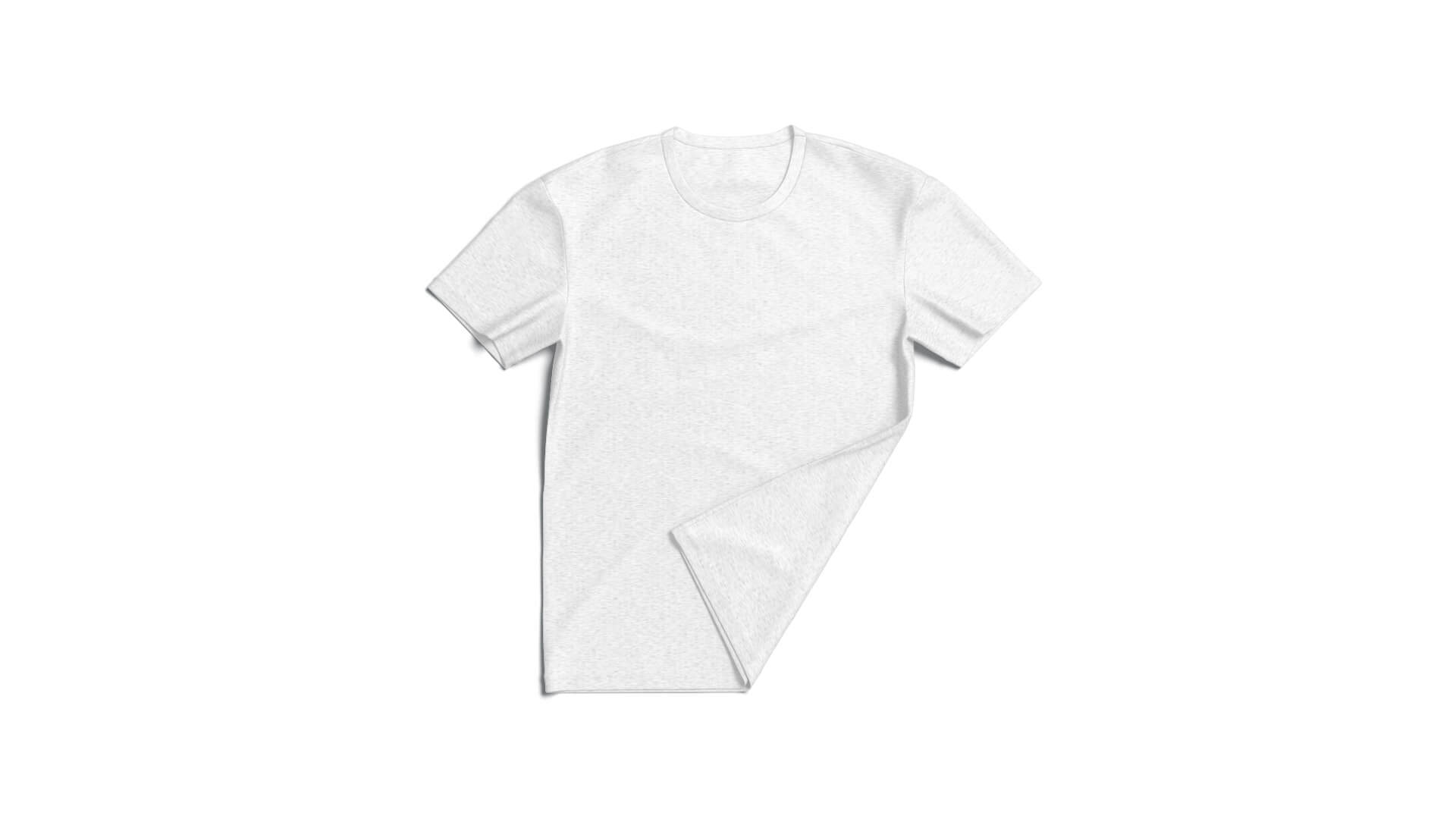 Flat Lay T-Shirt - Basic Folded 3D Model by rebrandy