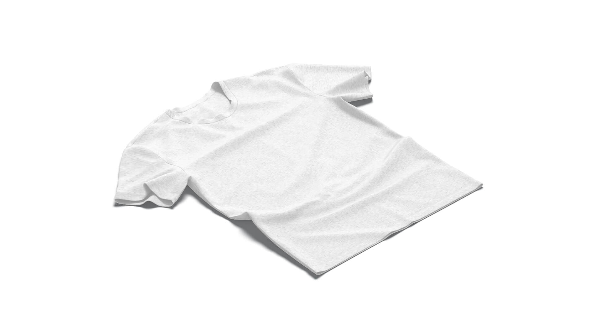 Flat Lay T-Shirt - Wrinkled 3D Model by rebrandy