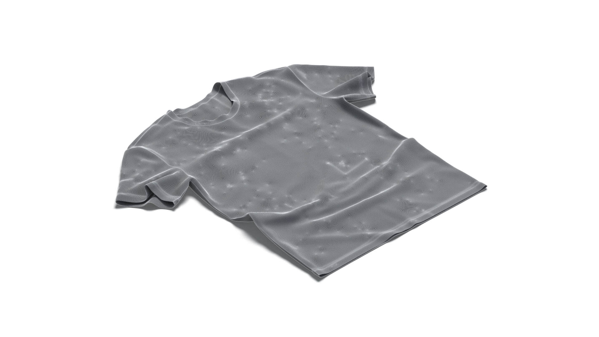 Flat Lay T-Shirt - Wrinkled 3D Model by rebrandy