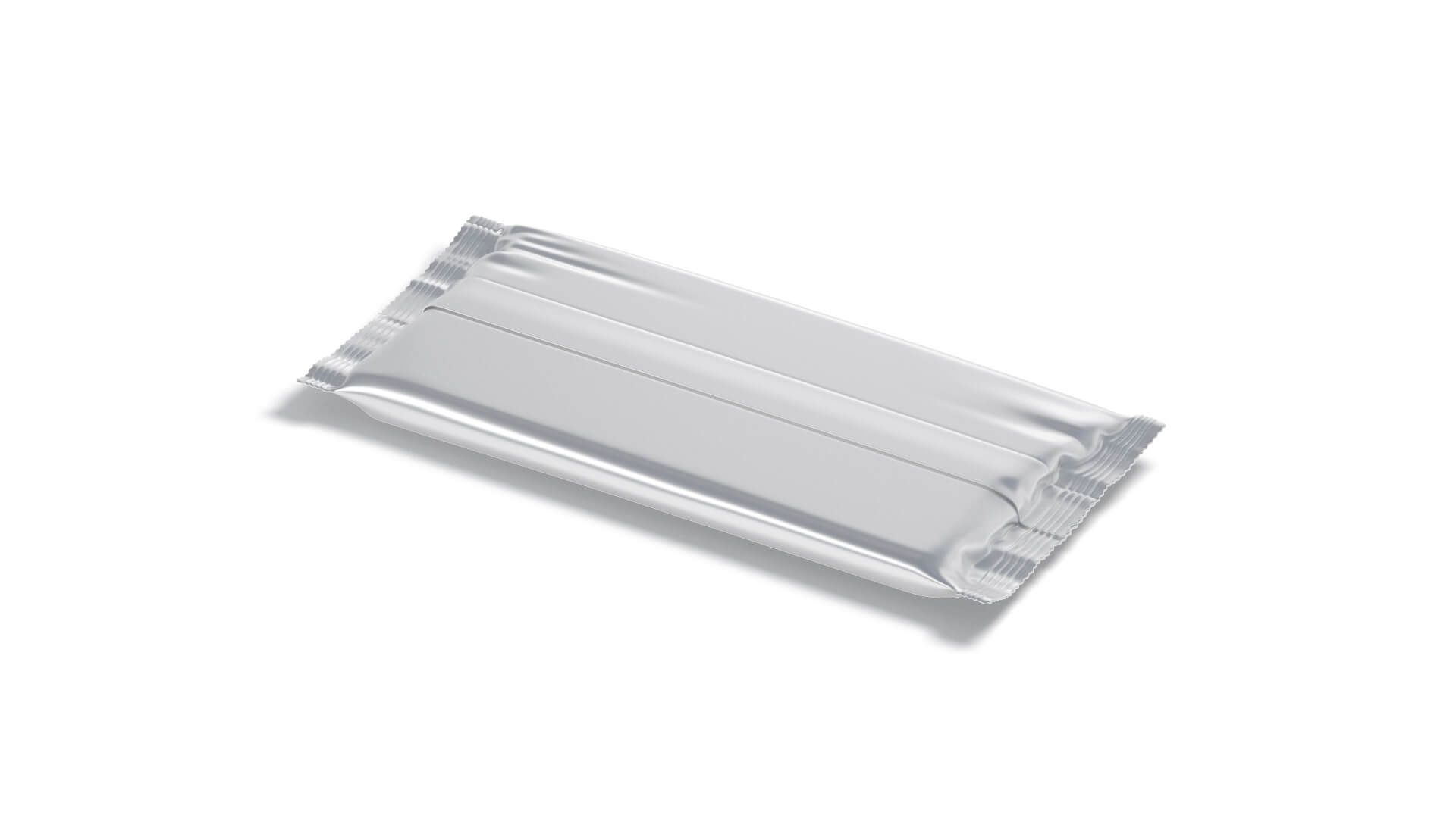 Foil Chocolate Bar - Wide Food Snack Wrapper 3D Model by rebrandy