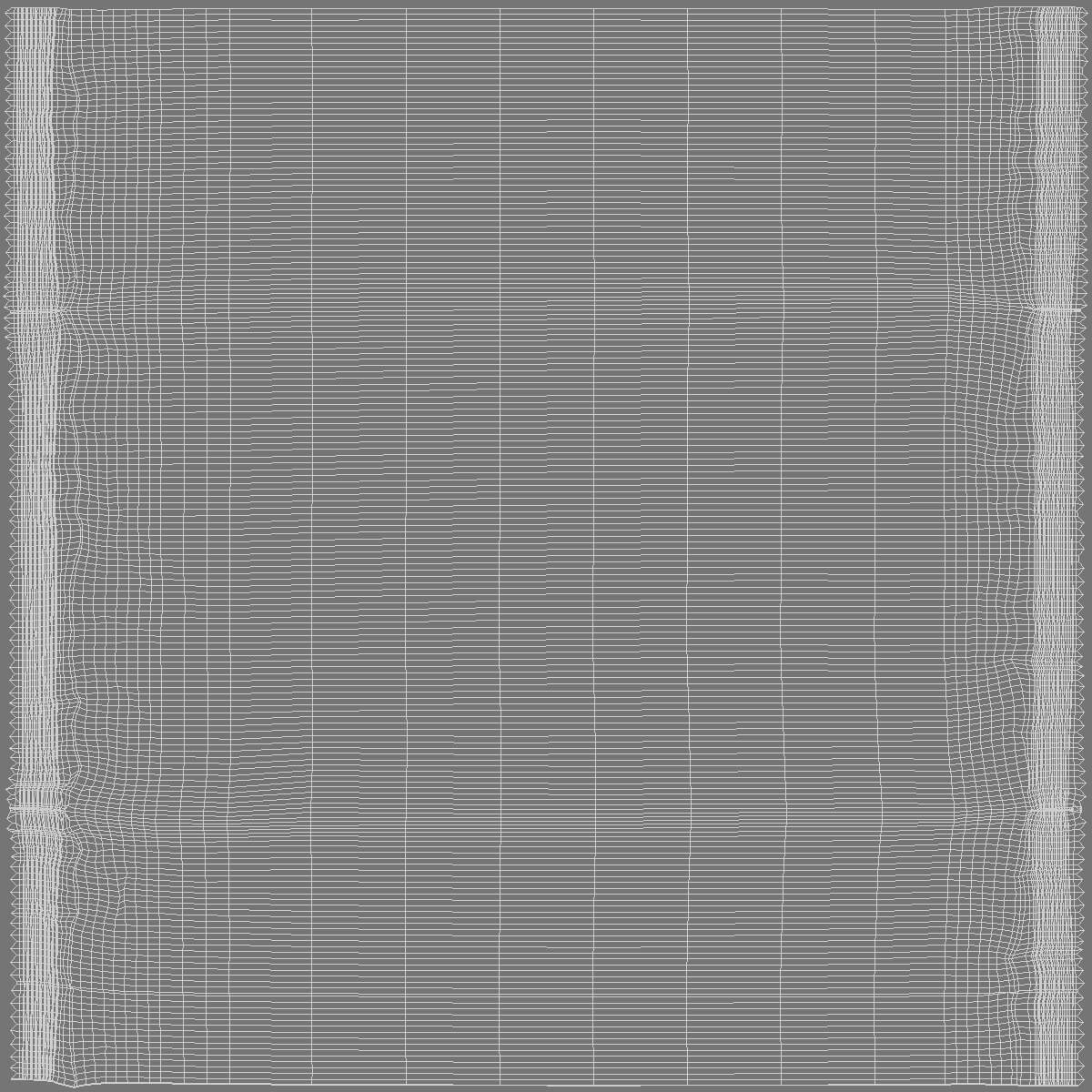 Foil Chocolate Bar - Wide Food Snack Wrapper 3D Model by rebrandy