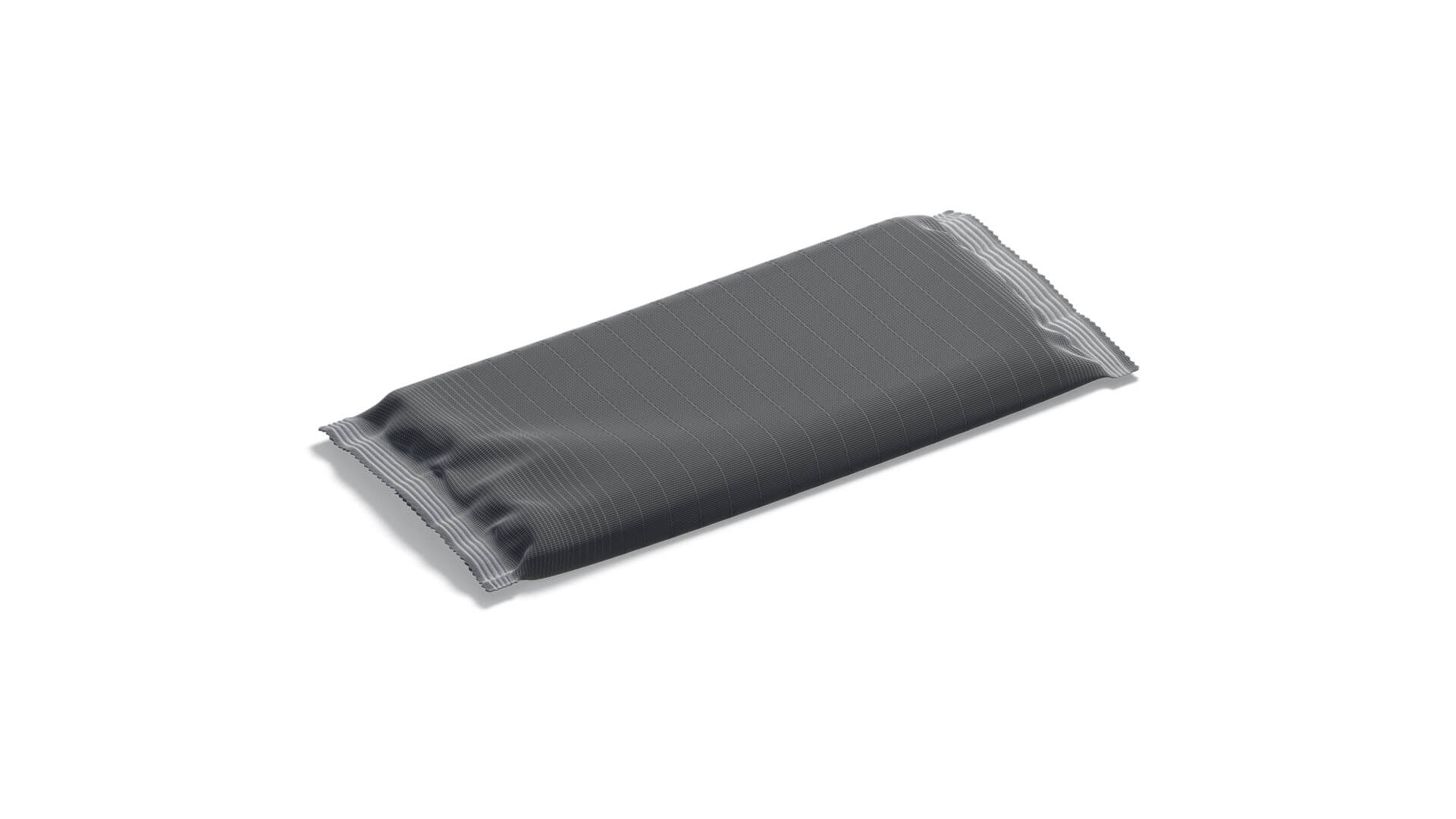 Foil Chocolate Bar - Wide Food Snack Wrapper 3D Model by rebrandy