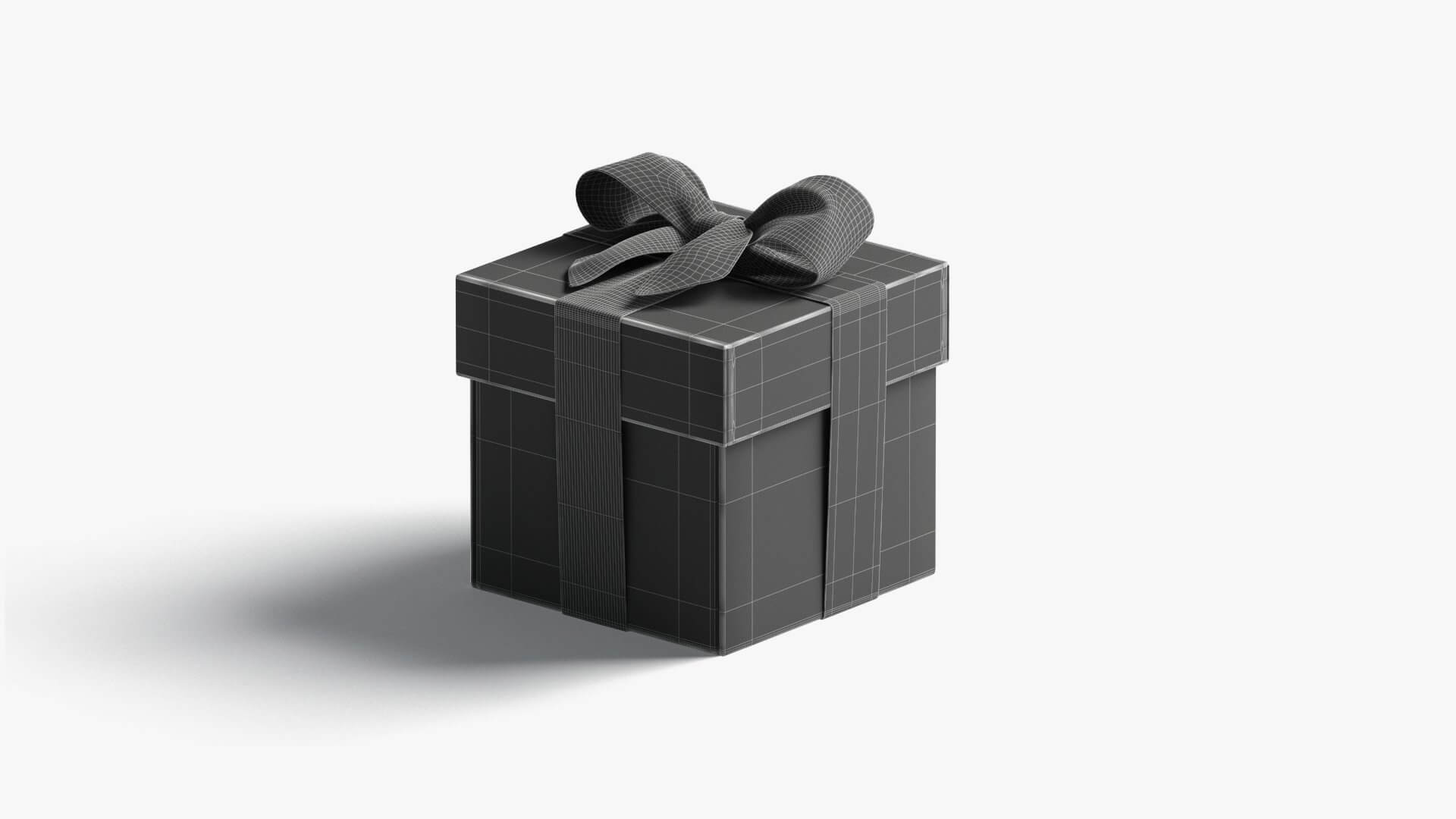 Gift Boxes Set - 4 Box Shapes 3D Model by rebrandy