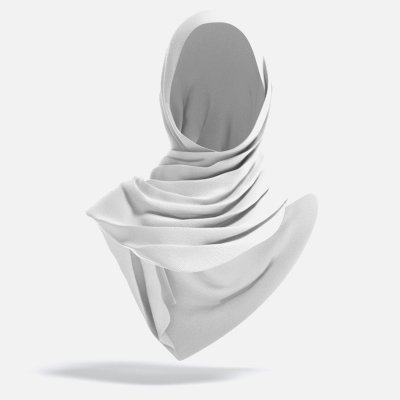 Muslim Headdress - Hijab 3D Model by rebrandy