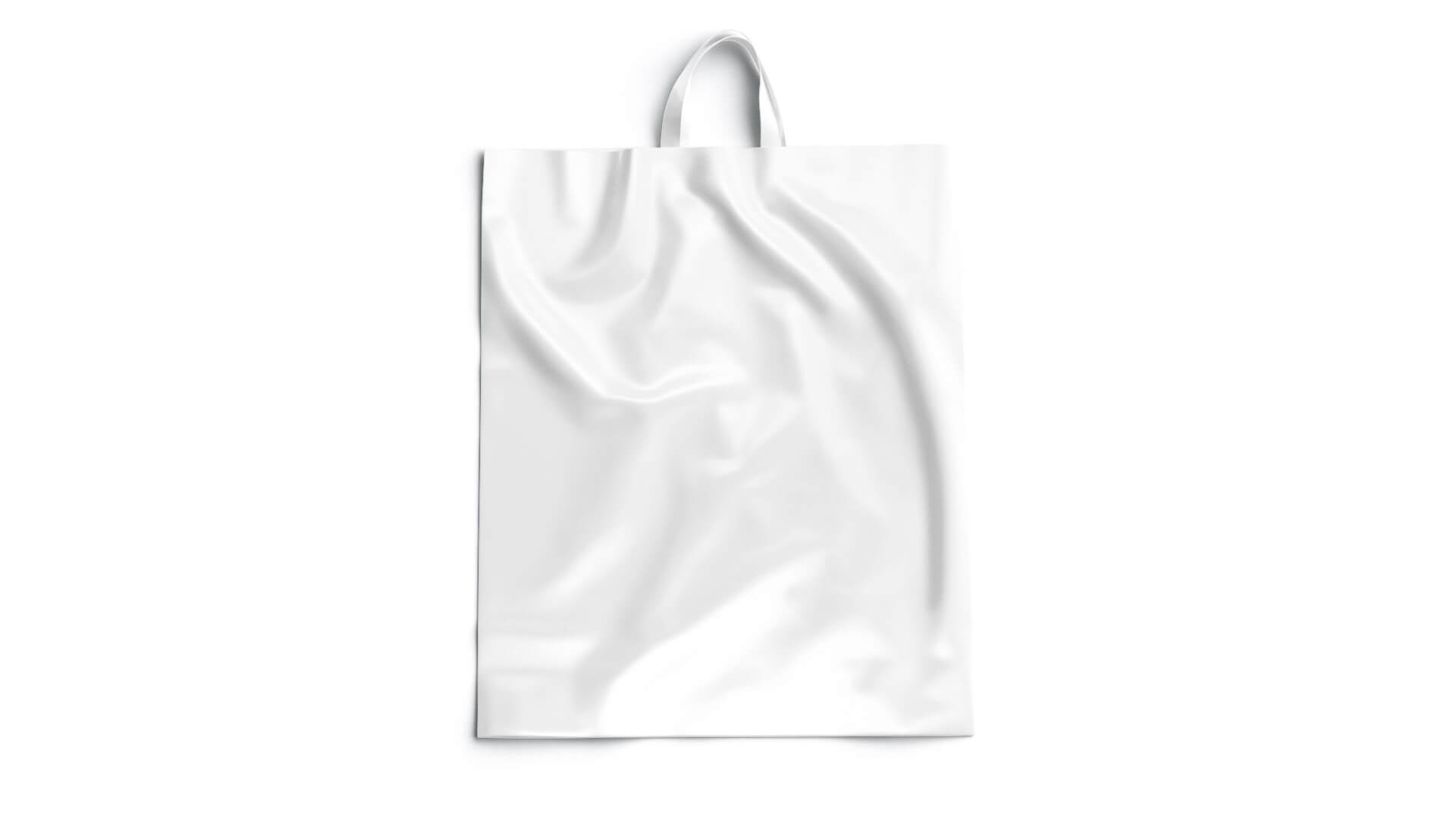 Loop Handle Plastic Bag - 3D Model by rebrandy