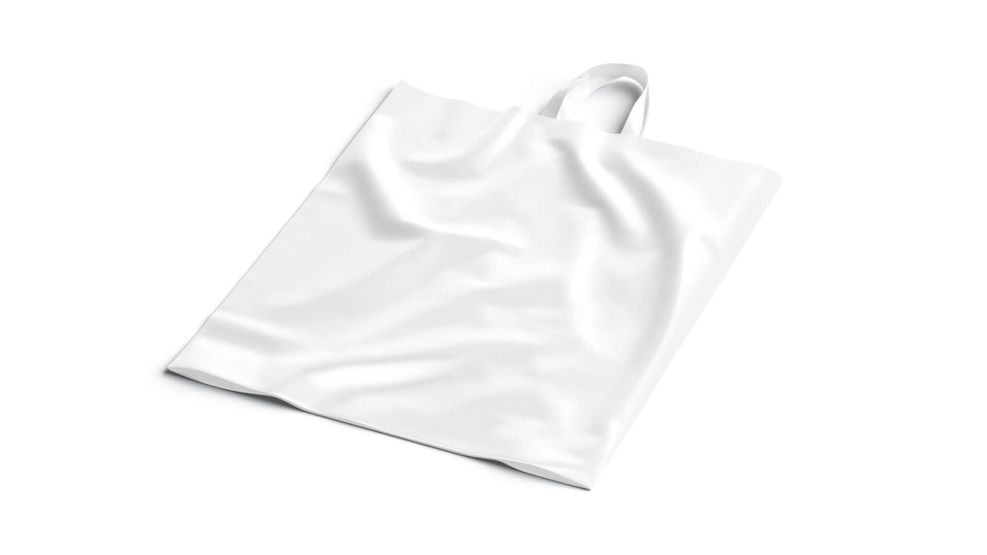 Loop Handle Plastic Bag - 3D Model by rebrandy