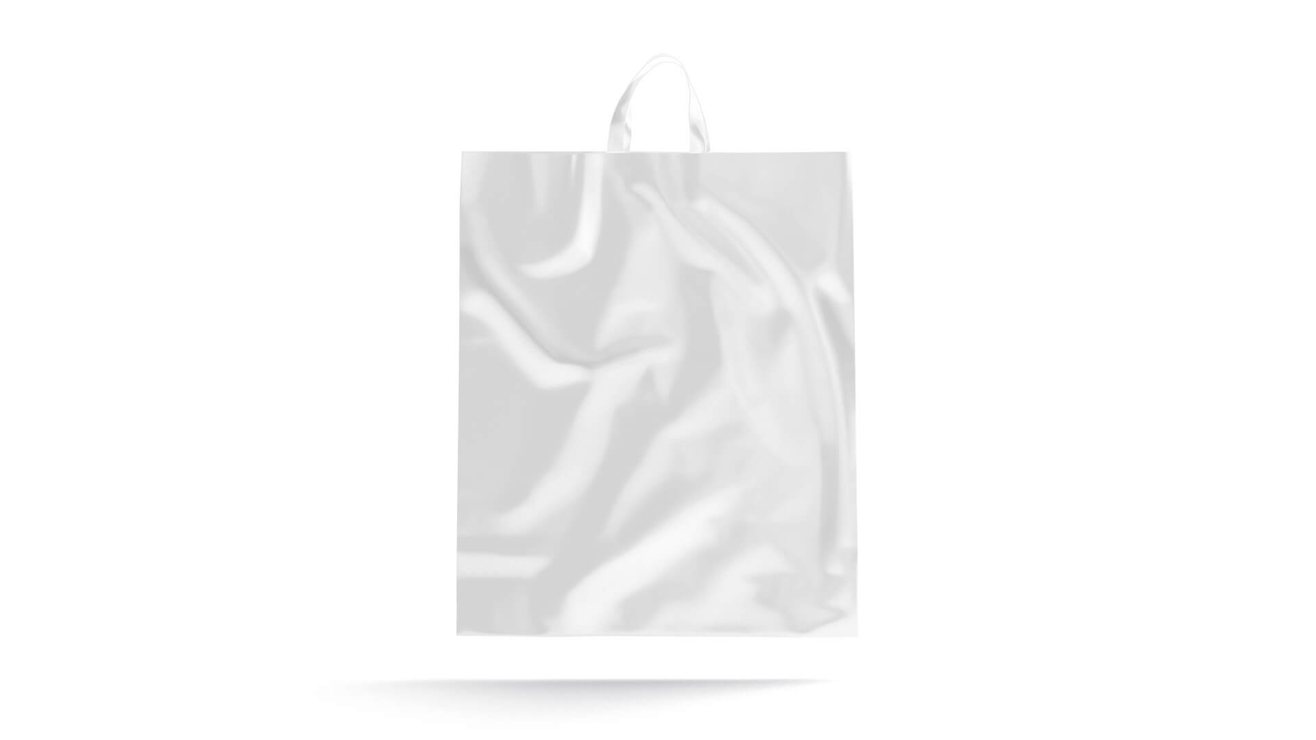 Loop Handle Plastic Bag - 3D Model by rebrandy