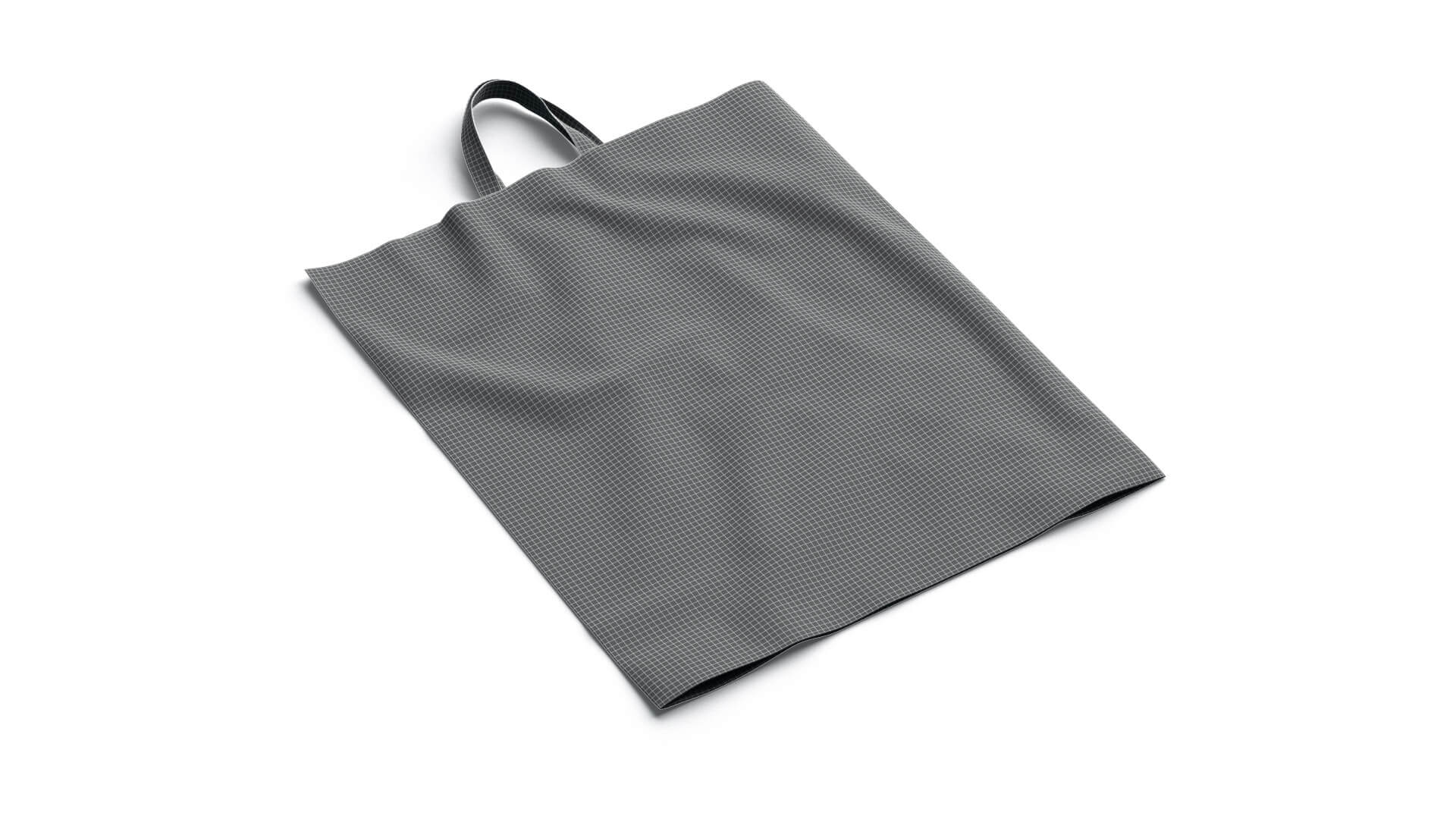Loop Handle Plastic Bag - 3D Model by rebrandy