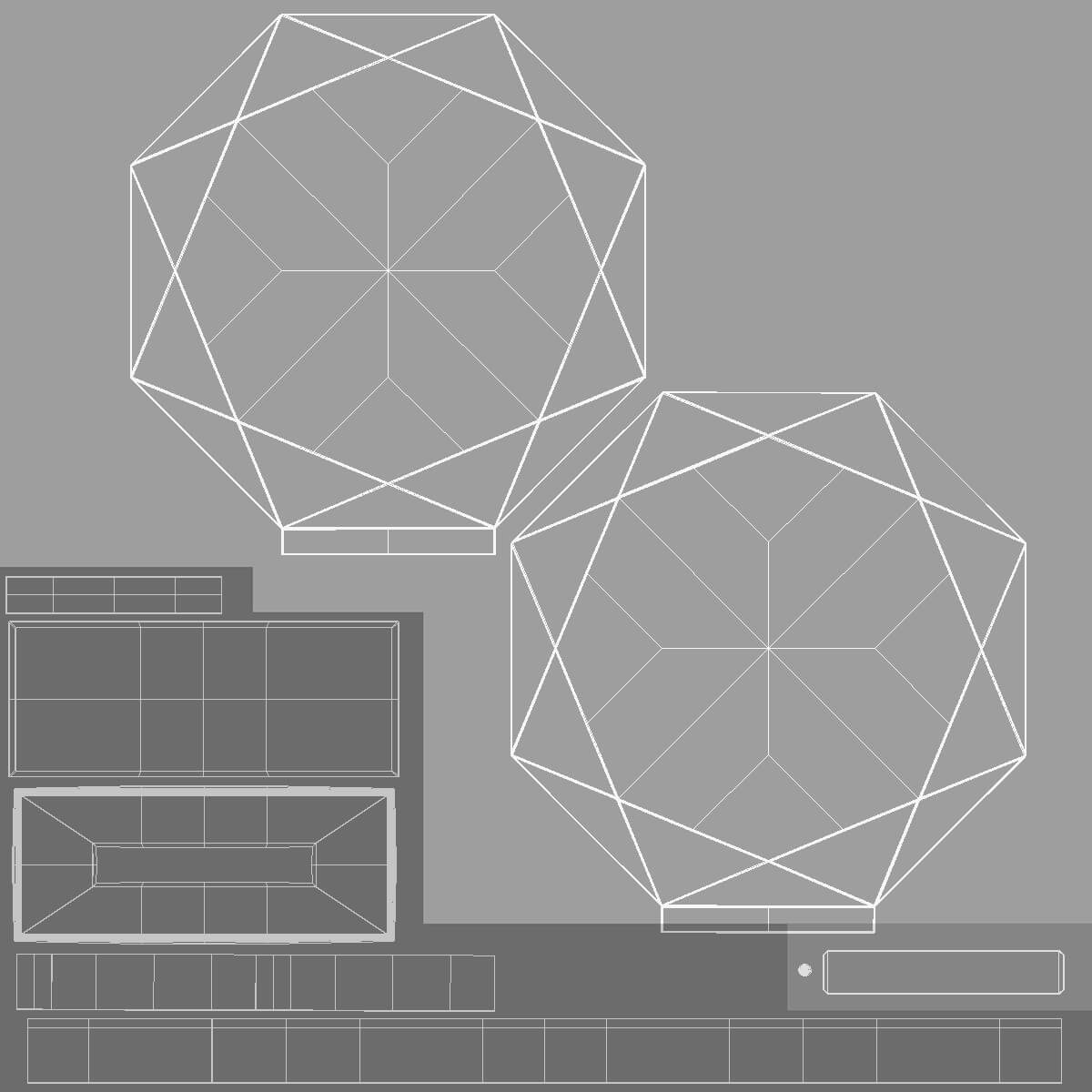 Octagon Glass Award Trophy - Crystal Plaque 3D Model by rebrandy